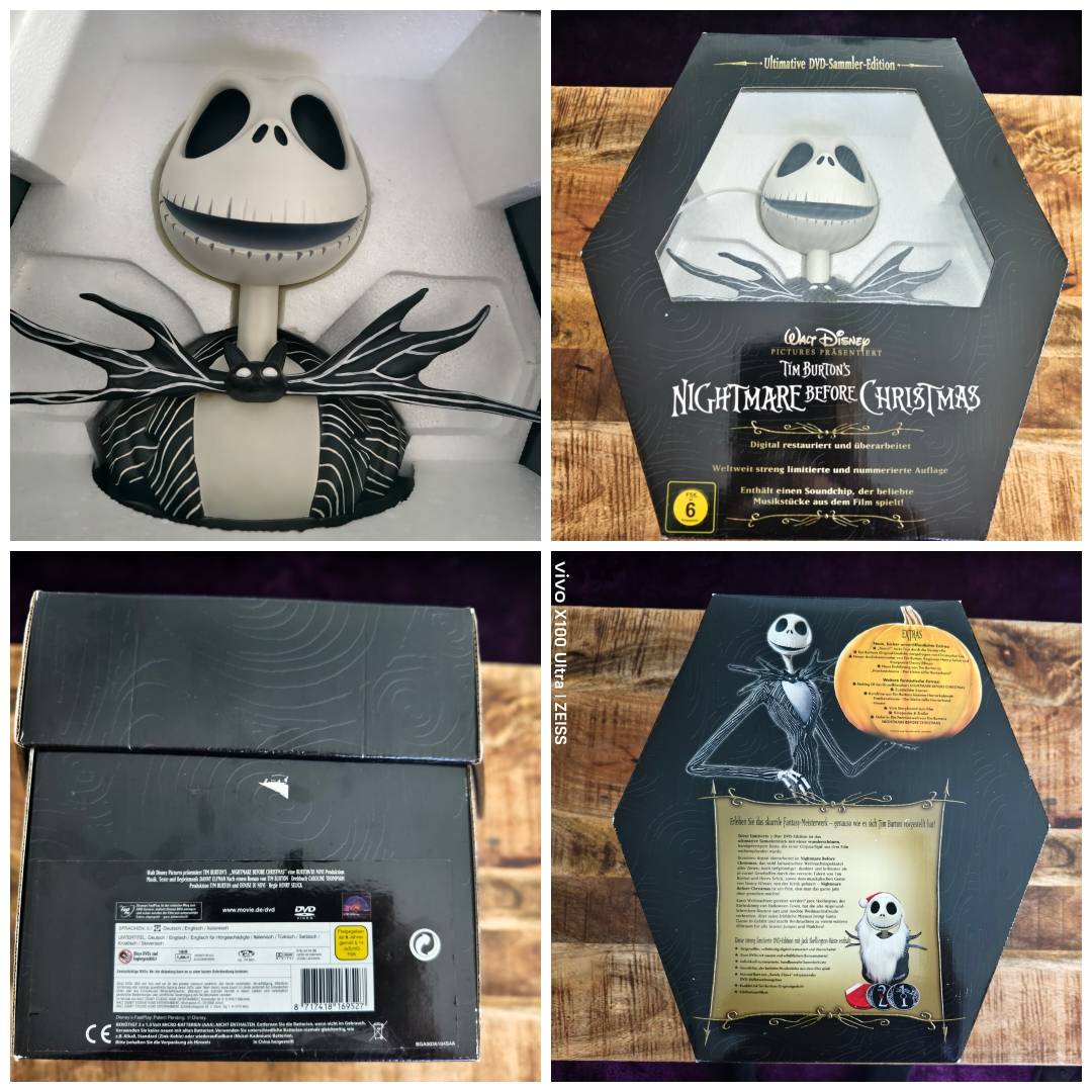 Tim Burton Nightmare Before Christmas Ultimate Collectors DVD Set Jack ...