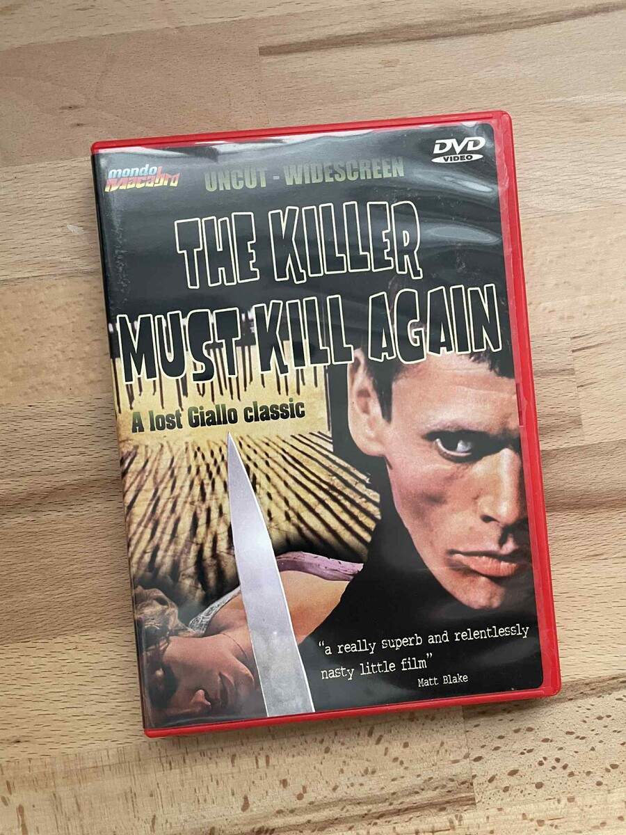 THE KILLER MUST KILL AGAIN - SELTENER GIALLO VON LUIGI COZZI - MONDO ...