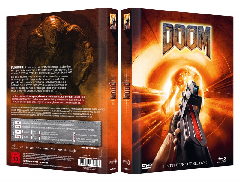 Doom - Extended Cut - UNCUT - Cover C - Mediabook - Infinity Pictures ...