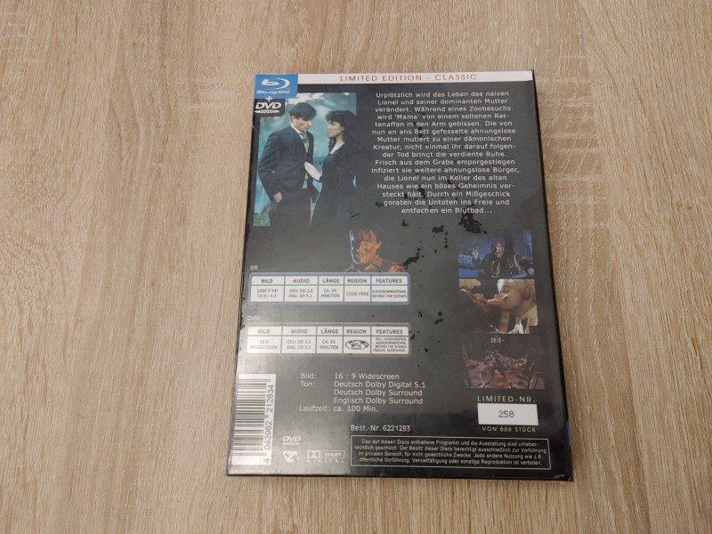 BRAINDEAD - MEDIABOOK CLASSIC 258/666 - BRAIN DEAD - DEAD ALIVE - RAR ...