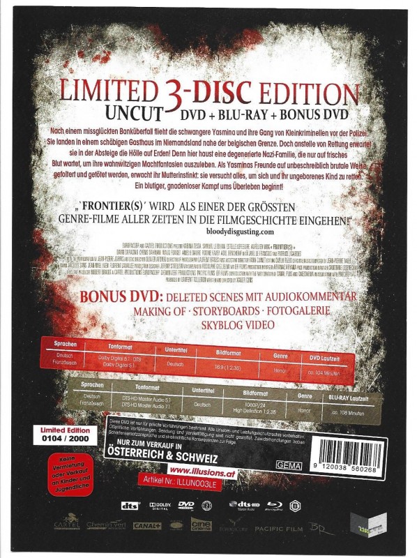 Frontier(S) Frontiers Mediabook Blu-Ray uncut kaufen | Filmundo.de