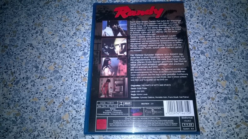 Randy - Marketing Dvd - Stallone kaufen | Filmundo.de