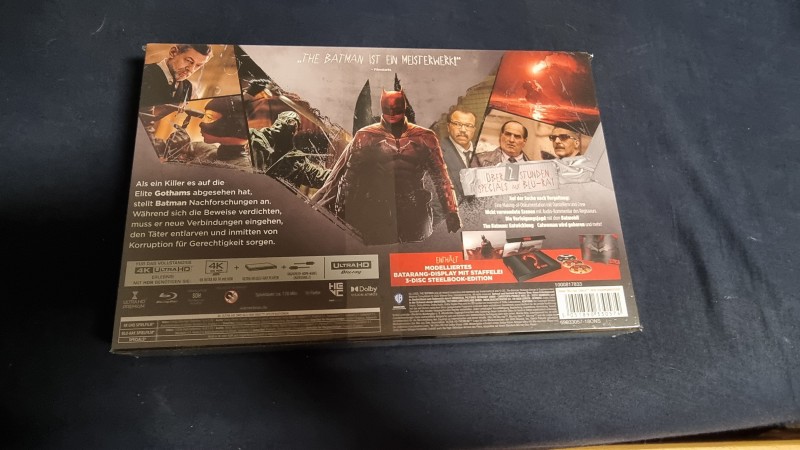 THE BATMAN 4K COLLECTORS EDITION mit BATARANG + Staffelei + 4K 3-Disc Steelbook Neu & OVP kaufen ...